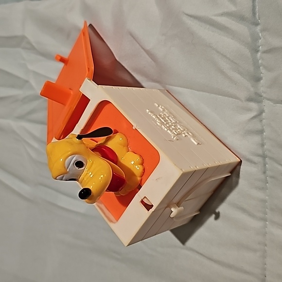 Disney | Toys | Vintage Disney Pluto Push Button Pop Pal Toy | Poshmark